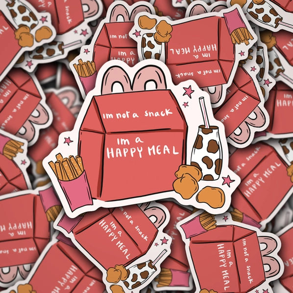 I'm A Happy Meal - Sticker | Sonny Rising – Coastal Collective + Co
